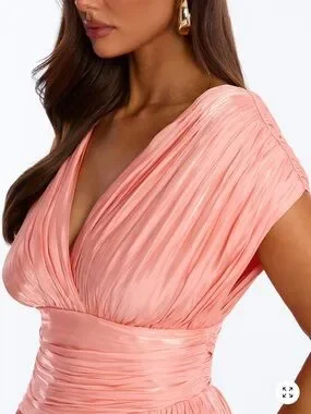Fashion Nova | Dresses | Fashion Nova Maxi Dress Jianna Pleated Drop ...